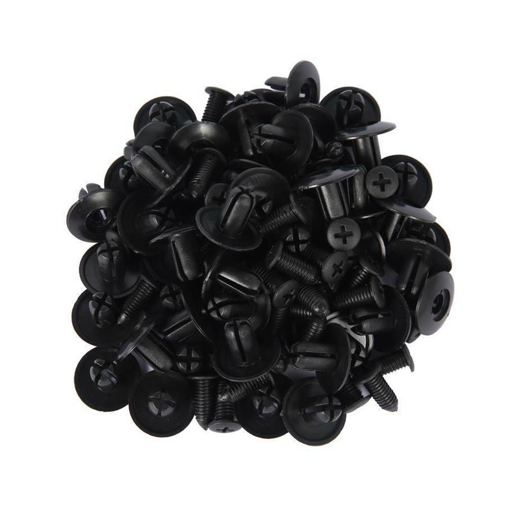 Buy 50X Car Fastener Clips Plastic Push Pin Retainer Rivet Door Trim ...