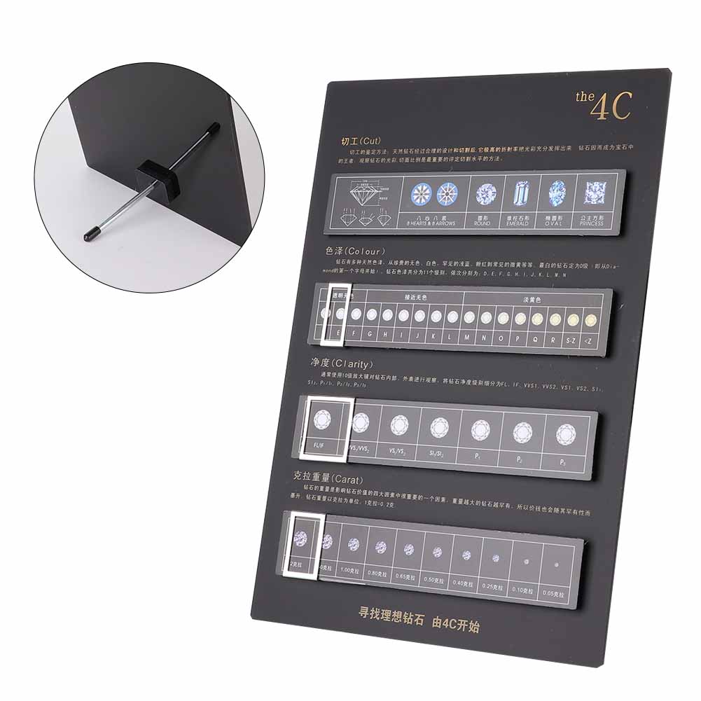 Kaufe Foldable Jewelry Diamond Display Board Practical Presentation ...