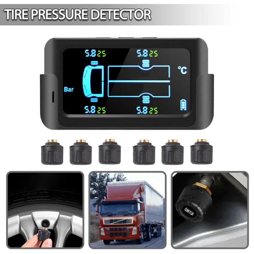Satın alın Malinaisi Wireless Solar TPMS LCD Car Tire Pressure ...