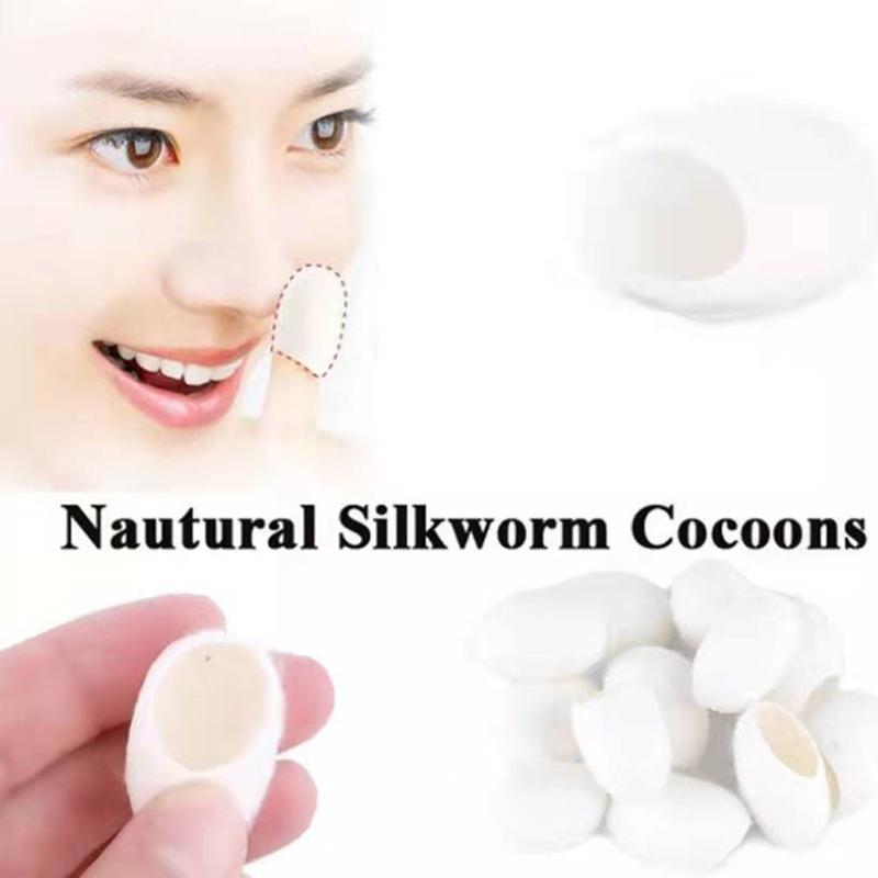 Buy 10pcs/20pcs/50pcs Natural Silkworm Cocoons Cleansing Ball Facial ...