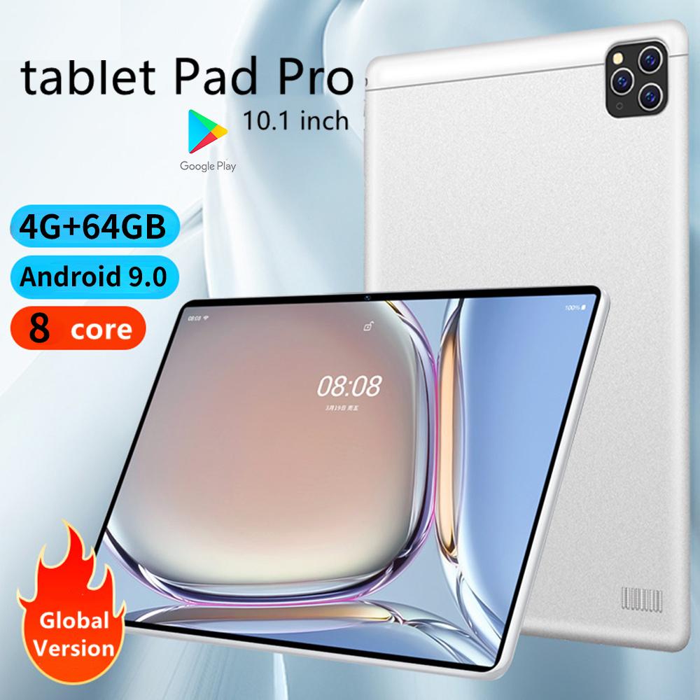 Tablet Android 9.0 4GB RAM 64GB ROM Tablet 10.1 İnç Tablet 8 Çekirdekli ...
