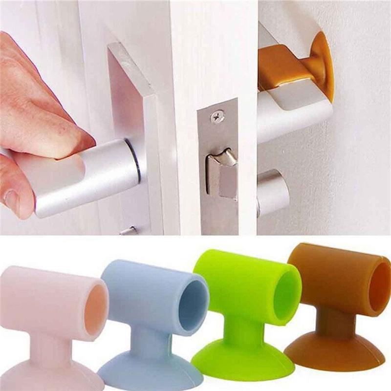 Buy Handles Door Protective Pad Lock Wall Mute Silencer Pad Anti ...