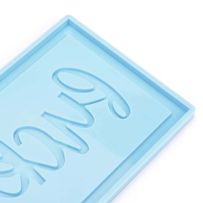 Buy Epoxy Resin Mold Doorplate Door Signs Casting Silicone Mould Diy ...