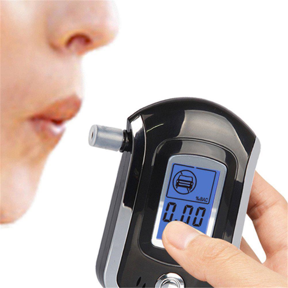 Buy AT6000 Digital LCD Display Breath Alcohol Tester Breathalyzer with ...