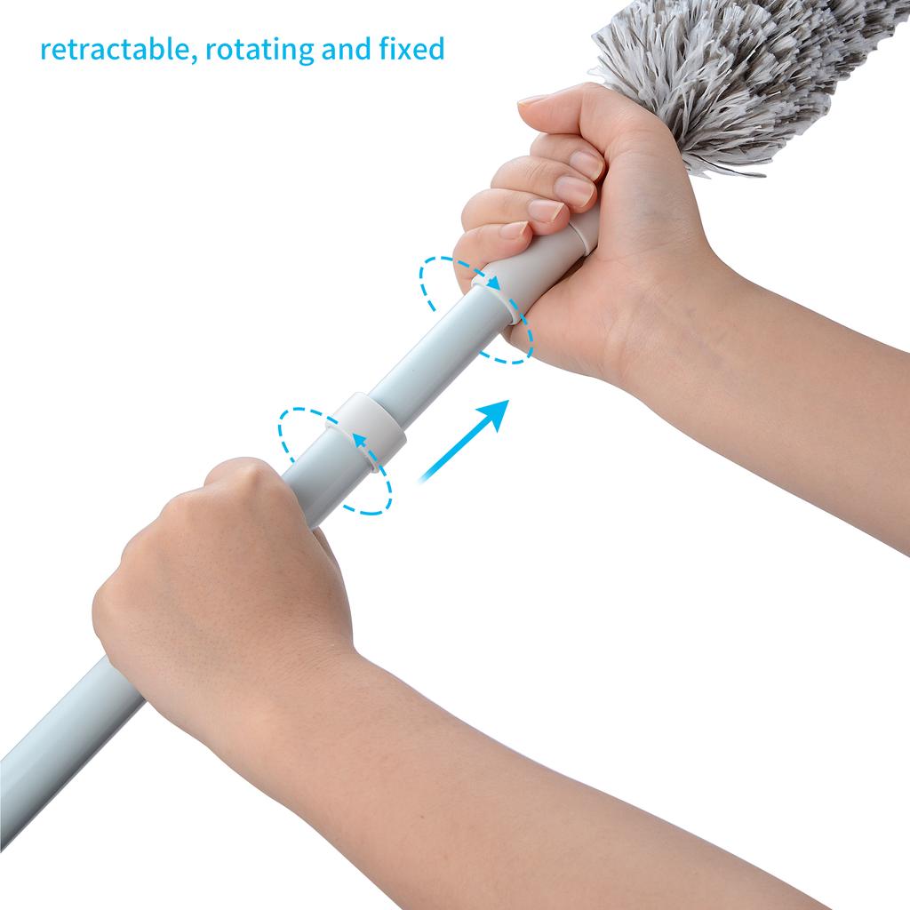 Microfiber Duster Feather Spider Web Cleaner With Telescoping Extension ...