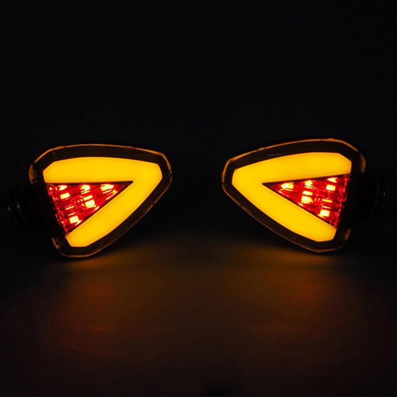 Buy Motorcycle LED Stereo Triangle Turn Signal Electric Motorcycle ...