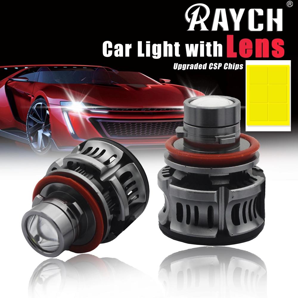 2pcs Automotive Laser Headlight Bulb Lens Light Auto LED Projector Fog Light Modification Car ...