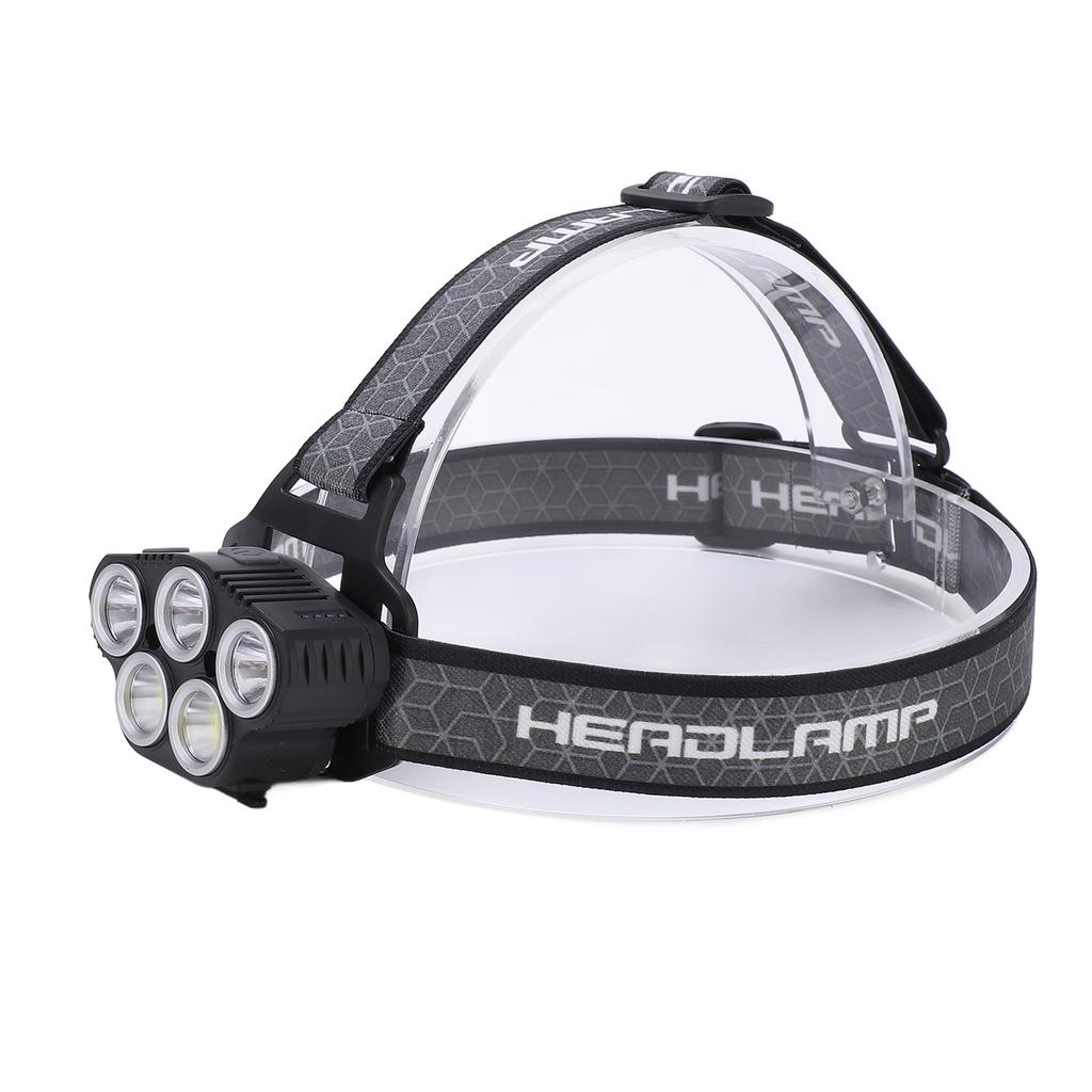 Buy Headlamp Rechargeable IPX4 Waterproof Six Levels Adjustable Easily ...