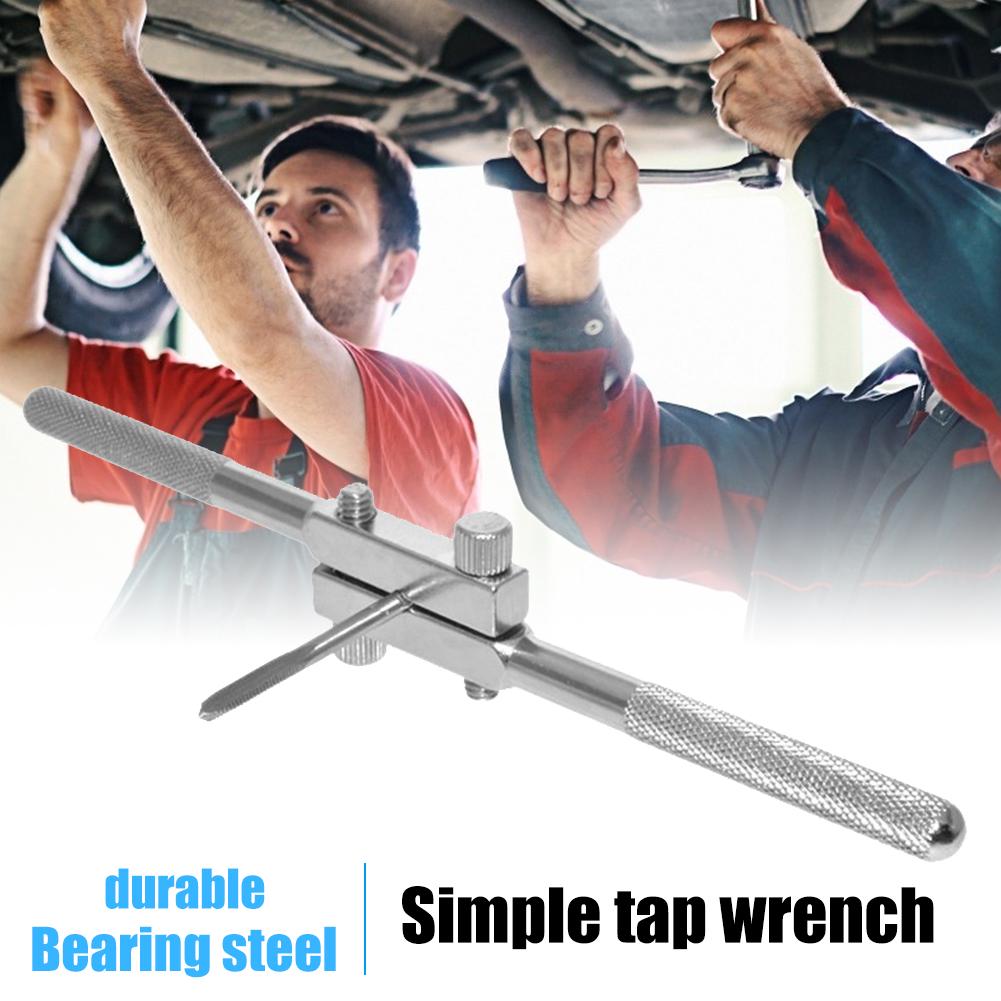 Buy M4-M12 Tapping Bit Adjustable Tap Wrench Holder Threading Bolts ...