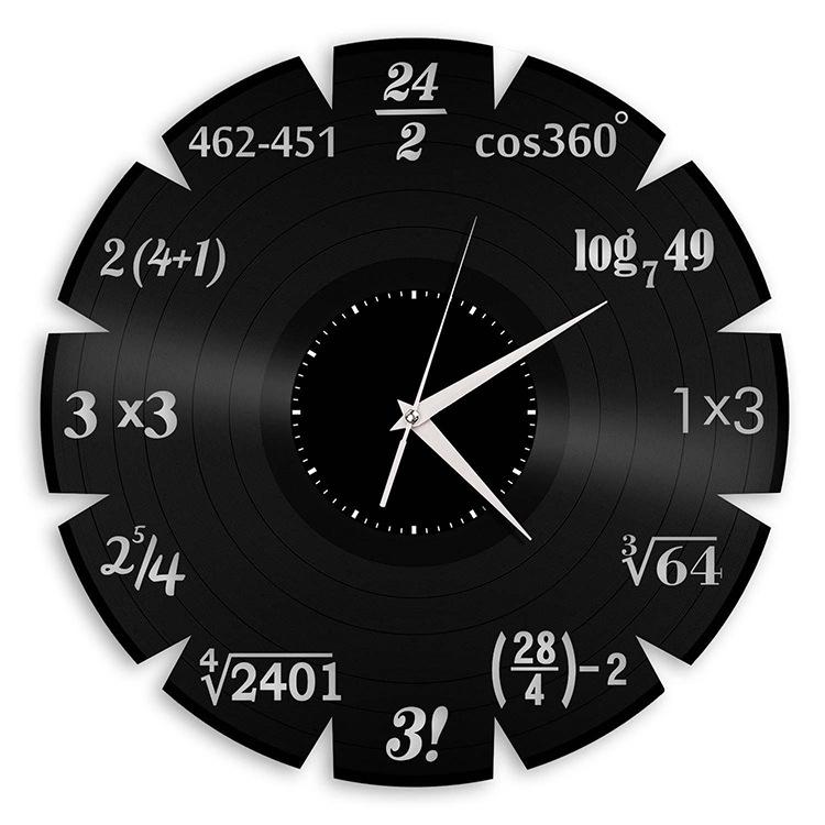 Buy Creative School Formula Wall Clock Study Room Living Room Wall ...