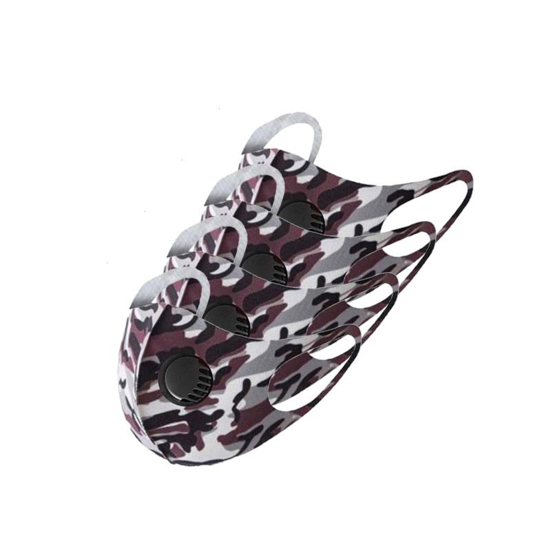 Buy Men Women Washable Breathable Protective Mask with Breathing Valve ...