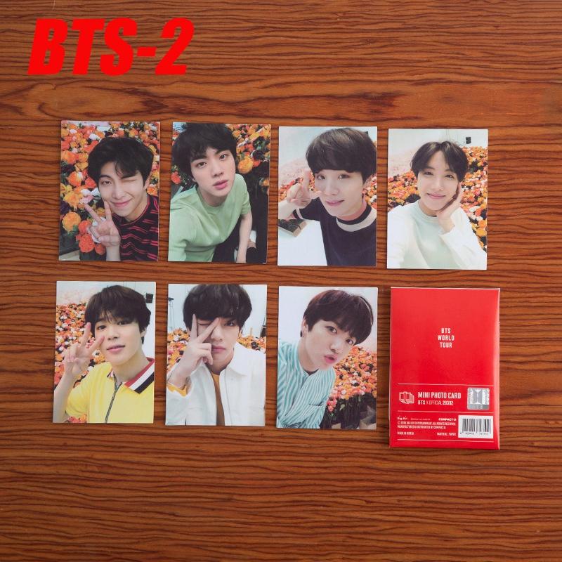 💰Koop 7/8pcs/set K-POP BTS Official LOMO Card Photocard Postcard LY ...