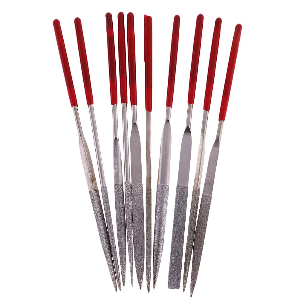 Buy 10 Pcs Long Metal File Filing for Guitar Tool String Nut Bridge ...