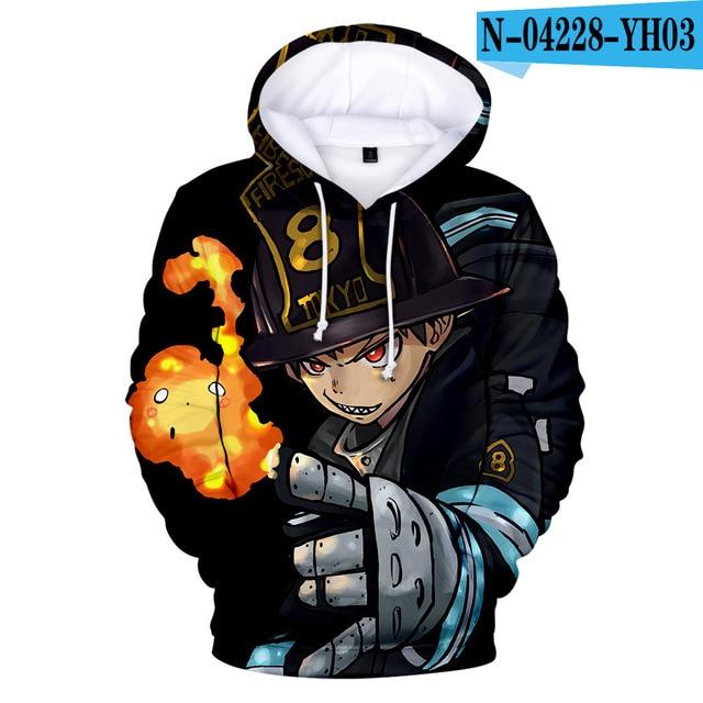 Koupit Kids Hoodies Anime Fire Force Season 2 3d Printed Hoodie ...