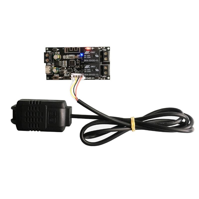 Buy Temperature and Humidity APP Remote Controller Module Dual Output ...