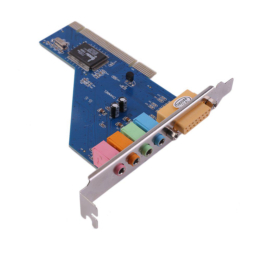 Buy Linh 4 Channel 5.1 Surround 3D PCI Sound Audio Card for PC Windows ...