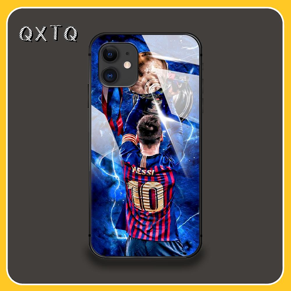 Cheap Lionel Messi Football Super Star Tempered Glass Phone Case For ...