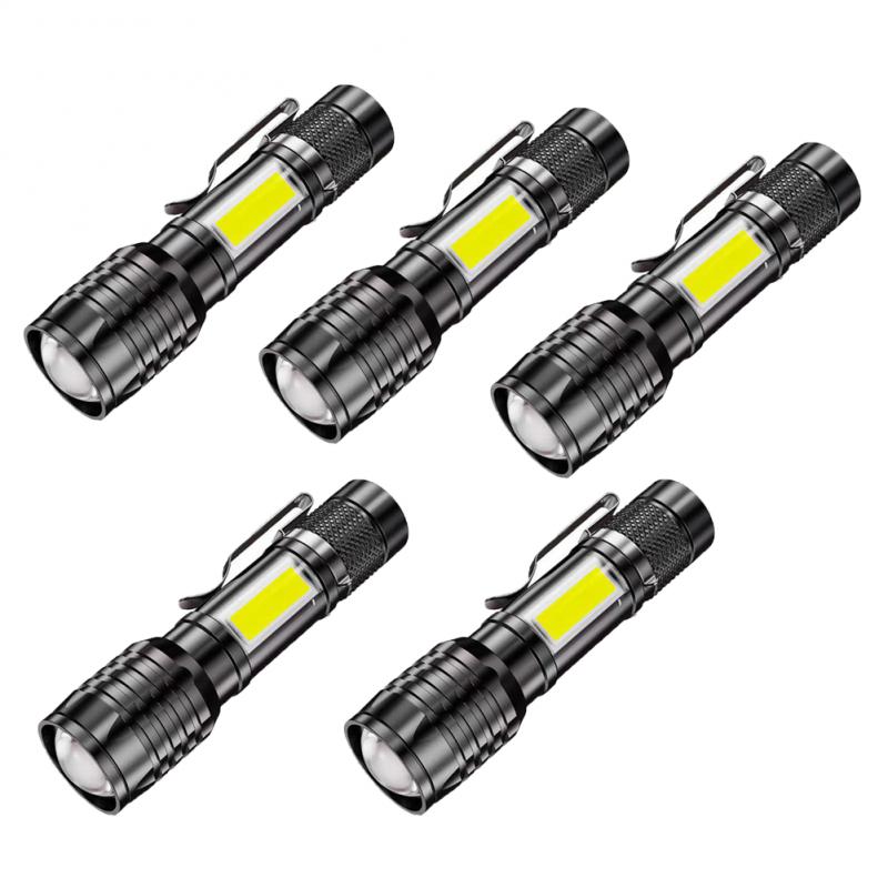 Satın alın 5Pcs Portable Powerful LED Lamp Flashlight Linterna Tactical ...