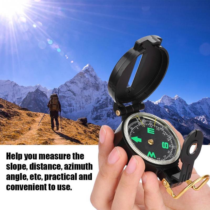 Buy Outdoor American Military Portable Folding Lens Compass for Outdoor ...