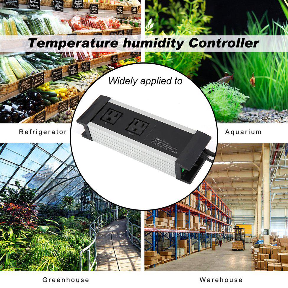 Buy Ssr THC-220 Heat Cool Device Temperature Humidity Controller for ...