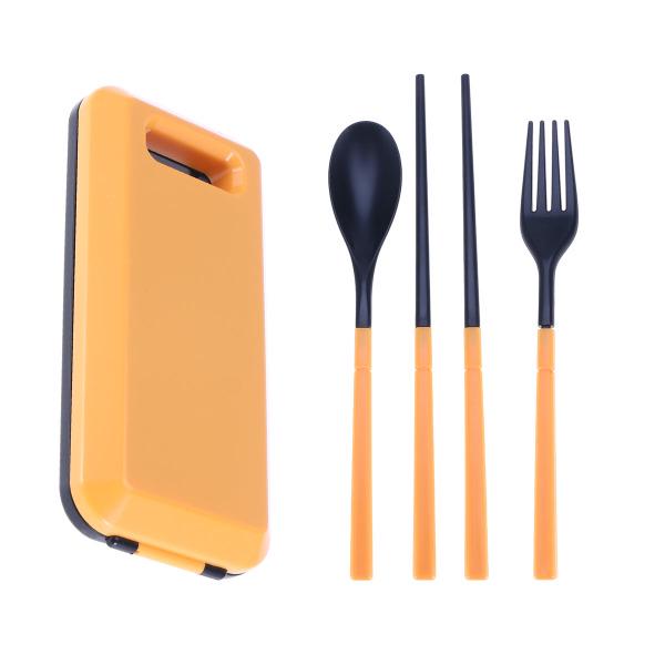 Buy 3PCS/Set Flatware Set Foldable Lightweight Portable ABS Convenient ...