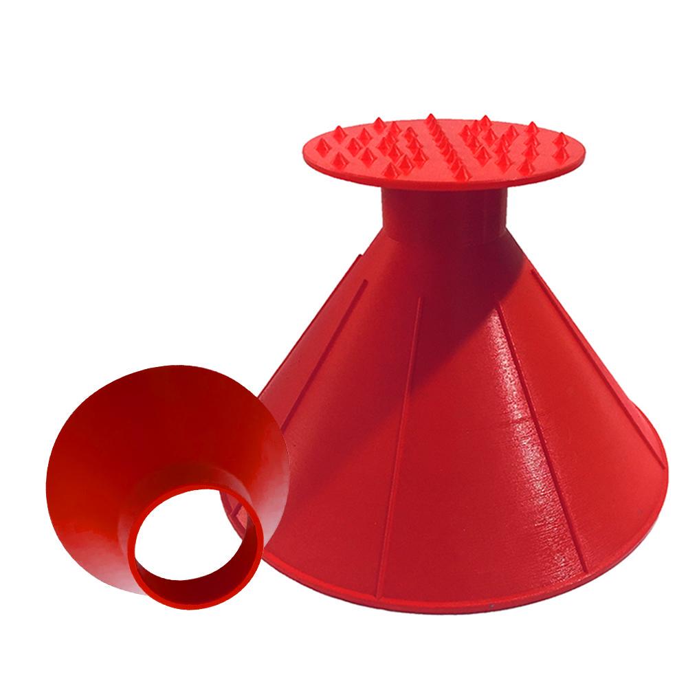 Buy Outdoor Shovel Cone Shaped Ice Scraper Winter Car Windshield Snow ...