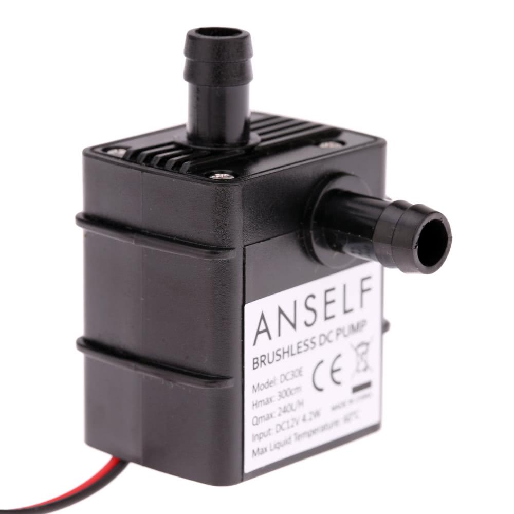 Anself Ultra-quiet Mini DC12V 4.2W Micro Brushless Water Oil Pump ...