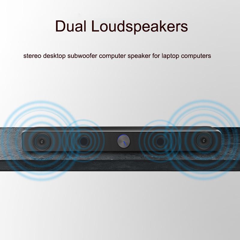 Buy SADA V-193 PC Computer Hidden Speakers Dual Horn Portable Subwoofer ...