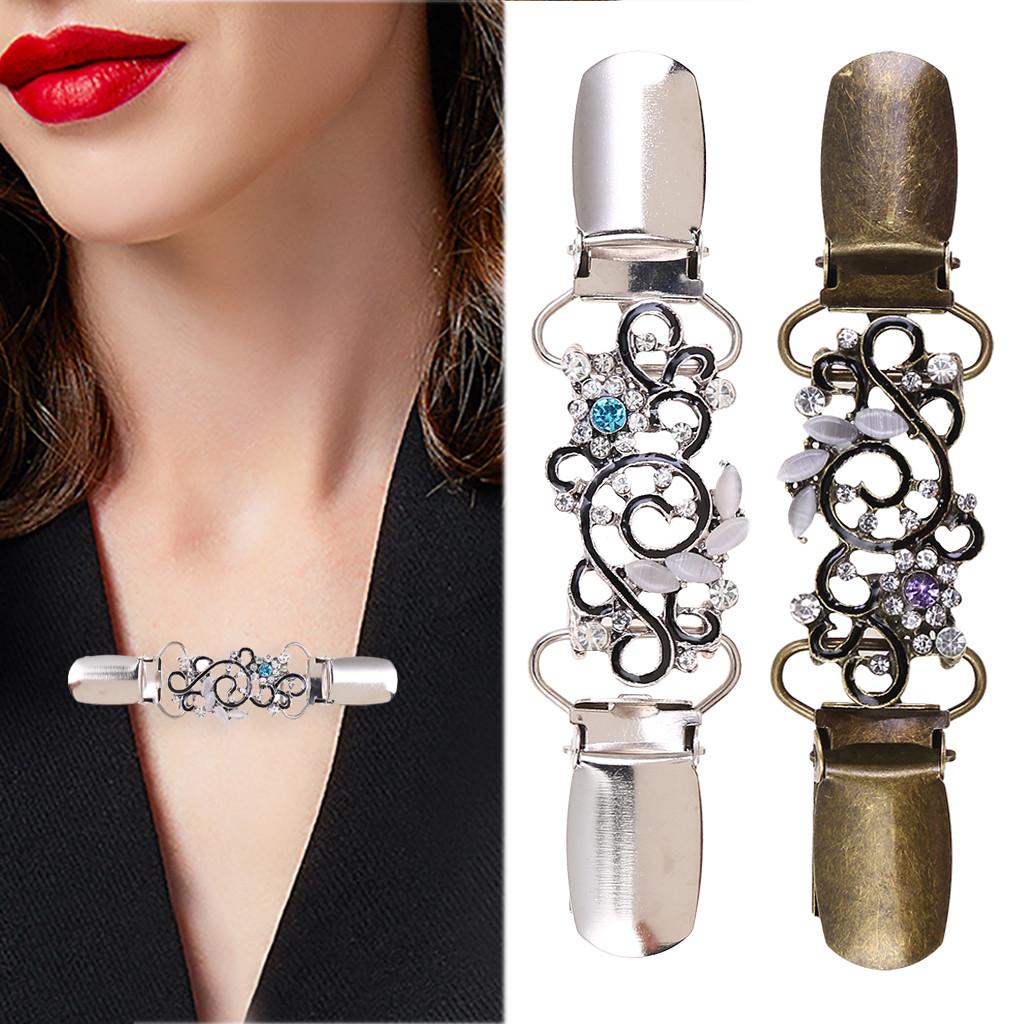 Buy [CU] Cardigan Clip Sweater Shawl Clips Metal Clip Holder Garters ...