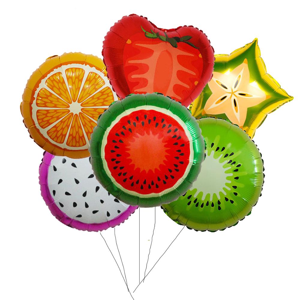 Fruit Balloon Aluminum Film Balloon Summer Fruit Theme Party Decoration ...