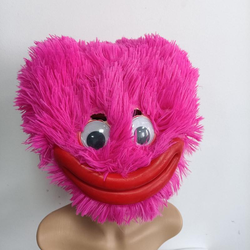 Buy Huggy Wuggy Latex Plush Mask Poppy Playtime Sausage Mouth Headgear ...