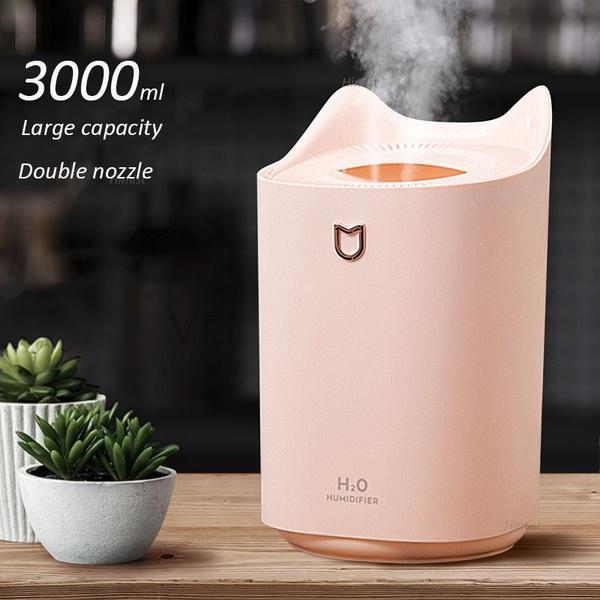 Buy Home Air Humidifier 3000ML/320ML Double Nozzle Cool Mist Aroma ...