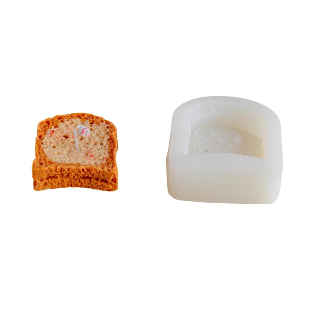Buy Toast Bread Soap Mold-Simulation Toast Candle Silicone Mold ...