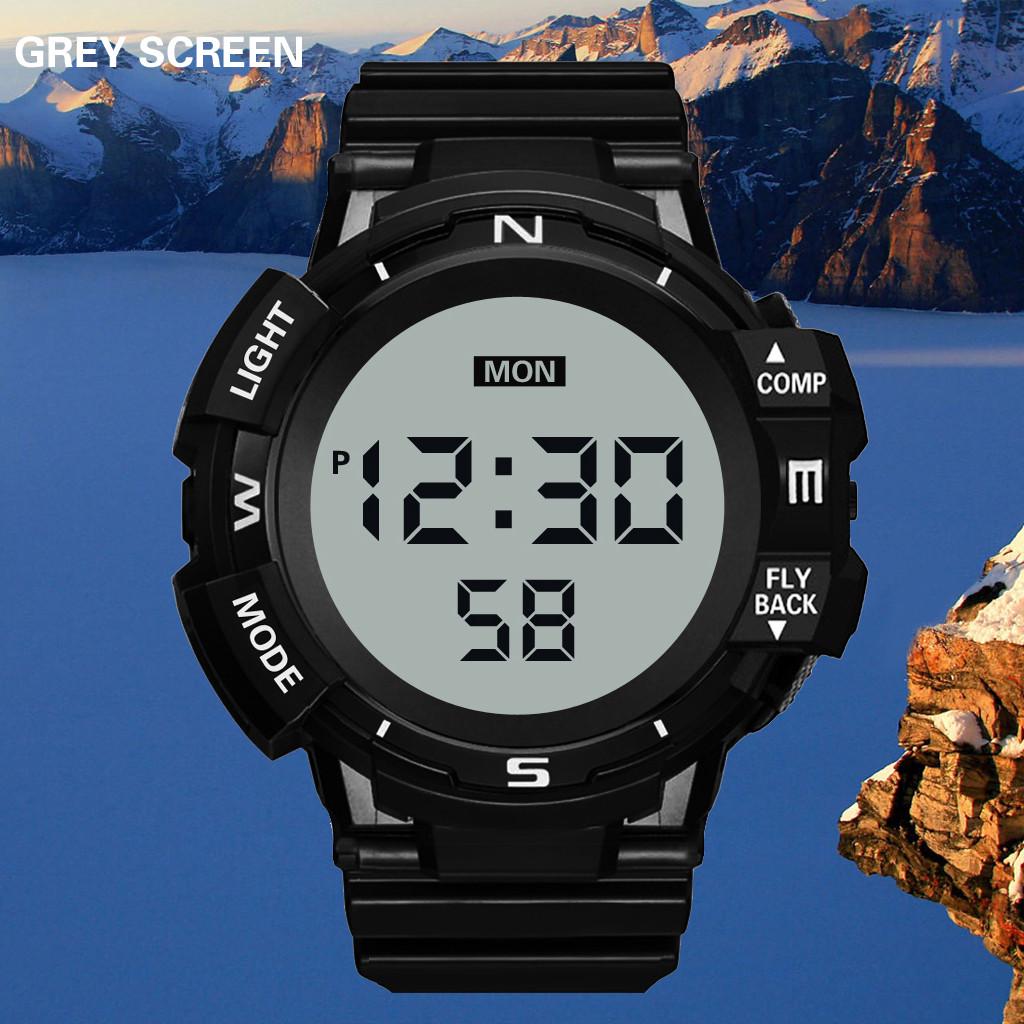 Buy BLUE HONHX Luxury Mens Digital LED Watch Date Sport Men Outdoor ...