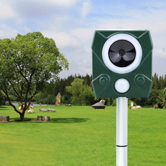 Buy Cat Dog Outdoor Solar Powered Ultrasonic Dispeller Sensor Repeller ...