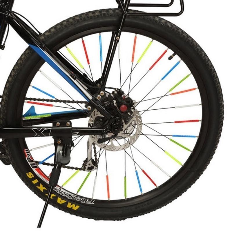 Buy 12Pcs Warning Light Bike Riding Wheel Rims Clip Tube Reflective ...