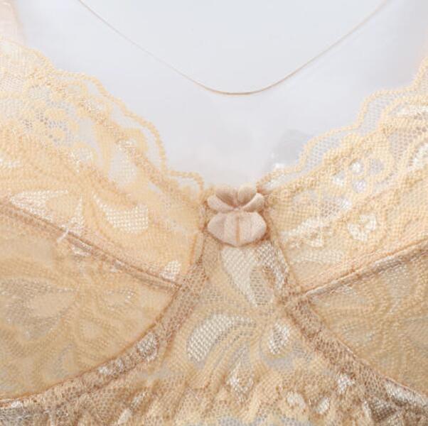 Cheap Sexy Lace Bra Fashion Women Comfortable Bra Large Size Wireless ...