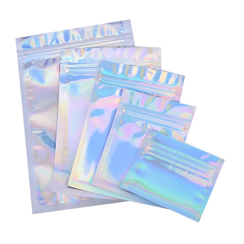 Buy 100PCS Holographic Laser Poly Mailers Mailing Self Sealing Envelope ...