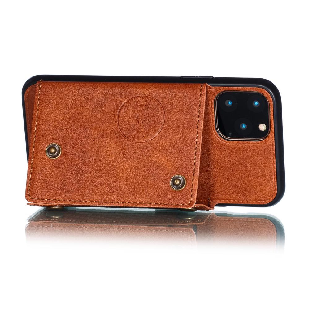 Buy For iPhone Samsung M10 M20 M30 M40 Huawei Leather Back Cover ...