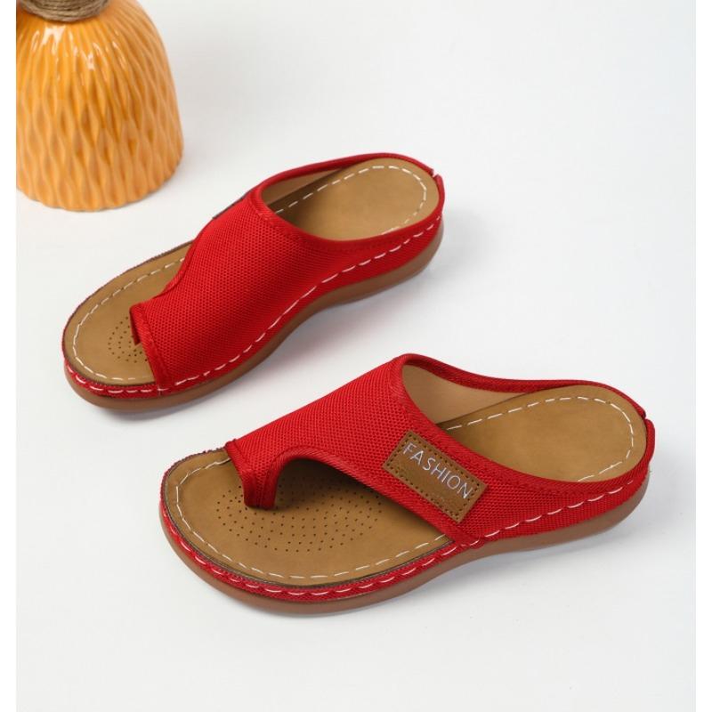 2024 Summer Sandwich Slippers for Women's Summer New Large Size Hollow ...