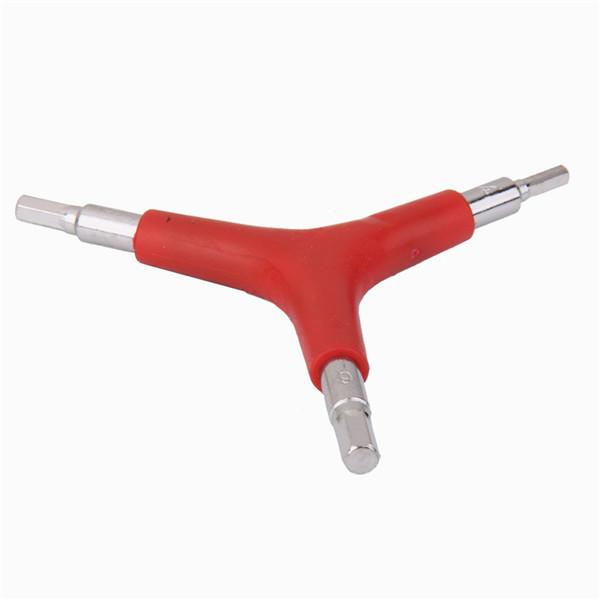 Buy 3-Way Hex Wrench 4/5/6mm Y-Shaped Wrench Hex Spanner Bicycle Repair ...