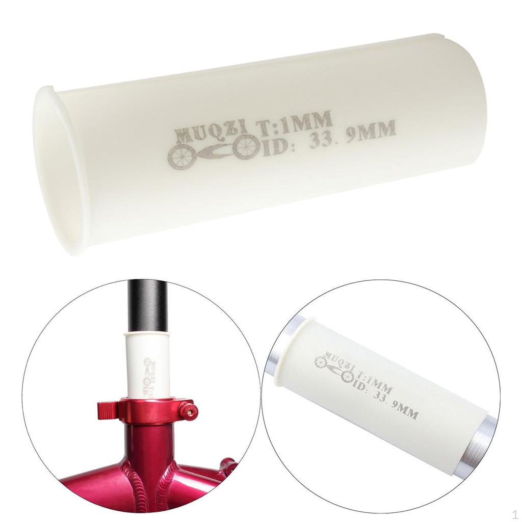 Buy Bike Seat Post Shim 33.9mm Accessories Protective Cover 100mm Long ...