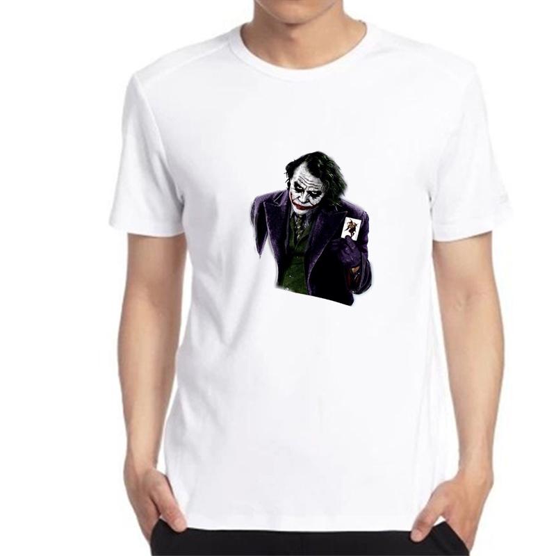 Buy Men's Joker Trend Casual Loose Movie Cartoon Short Sleeve at ...