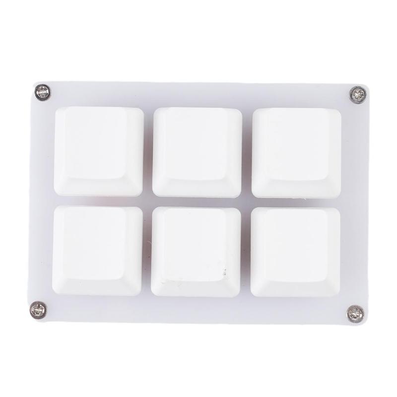 Buy Portable Mini 6 Keyboard DIY Shortcut Keyboard Mechanical Keyboard Gaming Keyboard ...