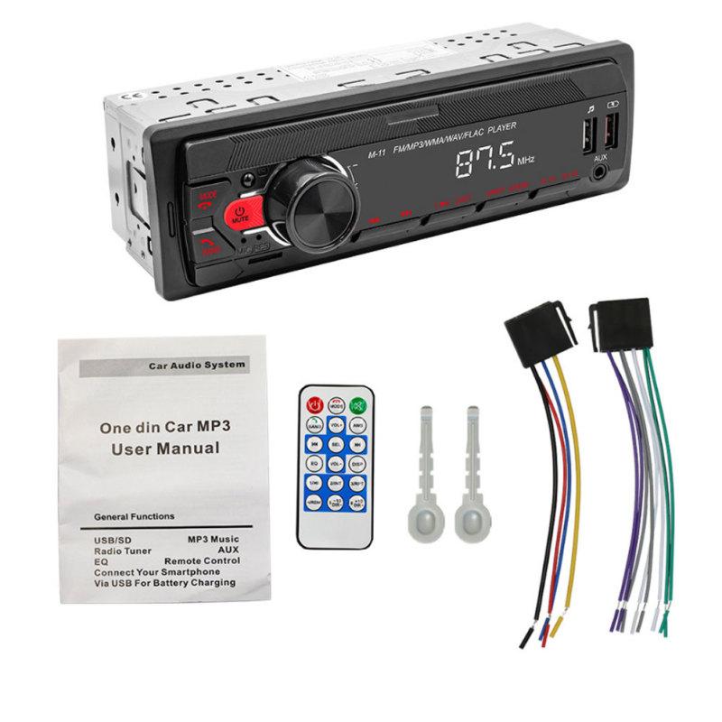 12v Multimedia Car Mp3 Playe Bluetooth-compatible Hands-free Fm Car ...