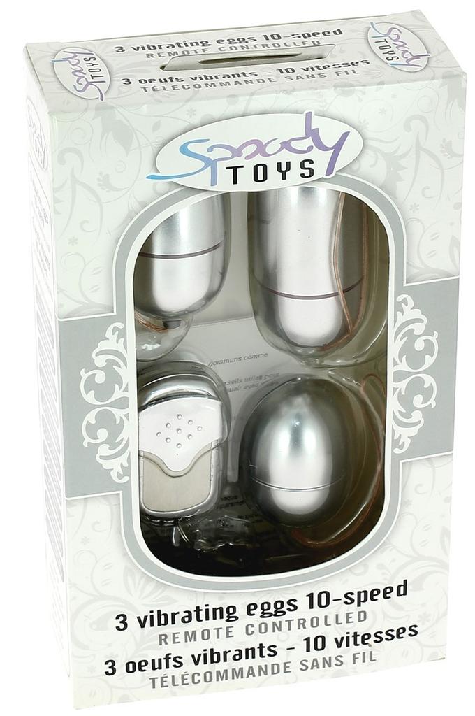 Cheap Pack of 3 silver eggs Spoody wireless remote controls - 10 speeds ...