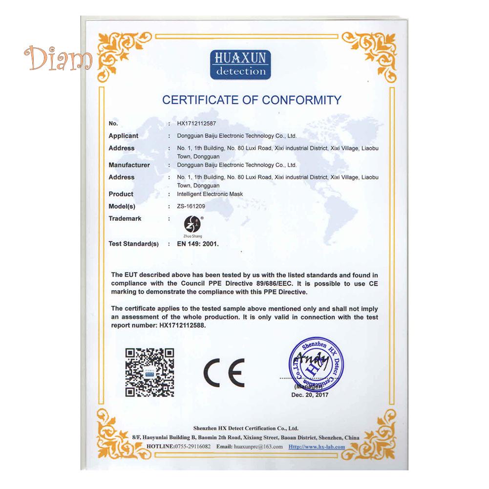 Buy EN149 Breathable Dustproof Anti Haze Protective Filter Electric ...