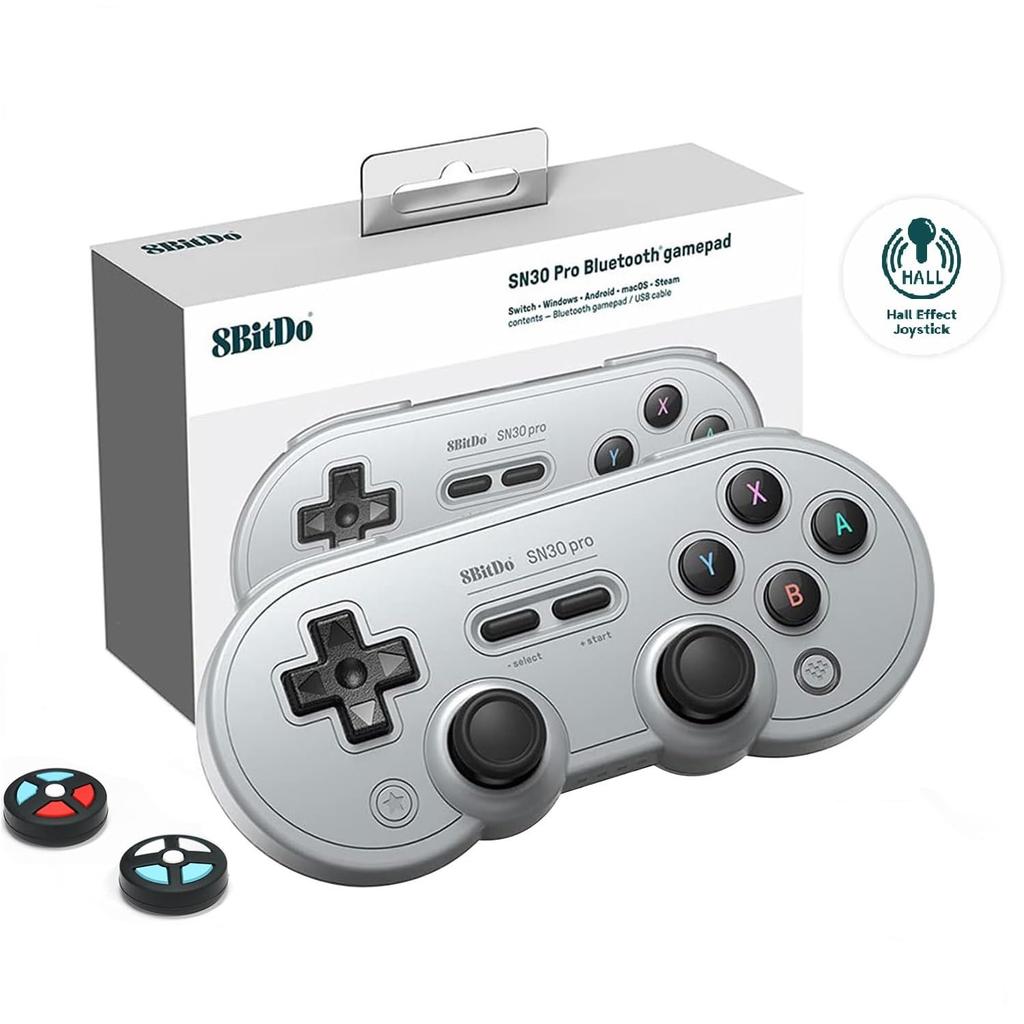 Buy 8Bitdo SN30 Pro Wireless Bluetooth Controller with Joystick Rumble ...