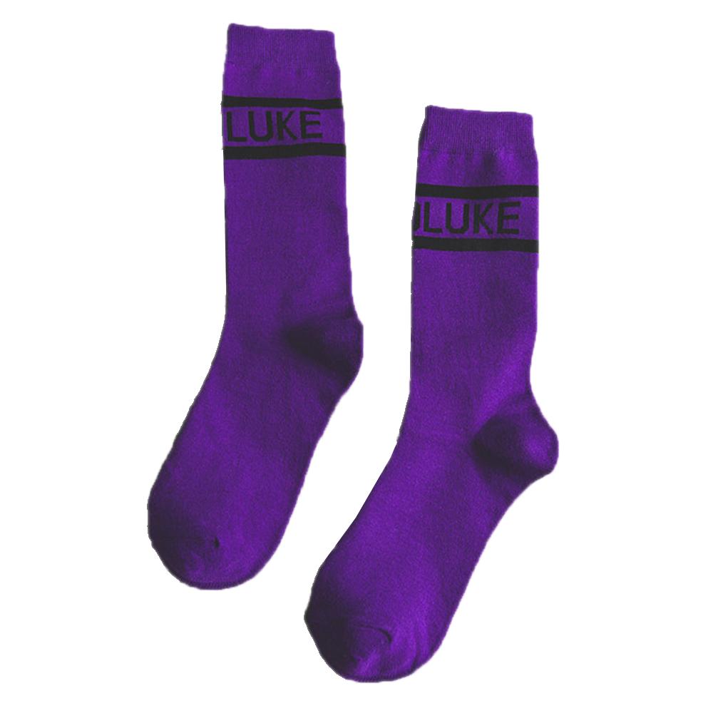 Buy Mid tube socks 1 Pair Fashion Soft Cotton Letter Printed High ...