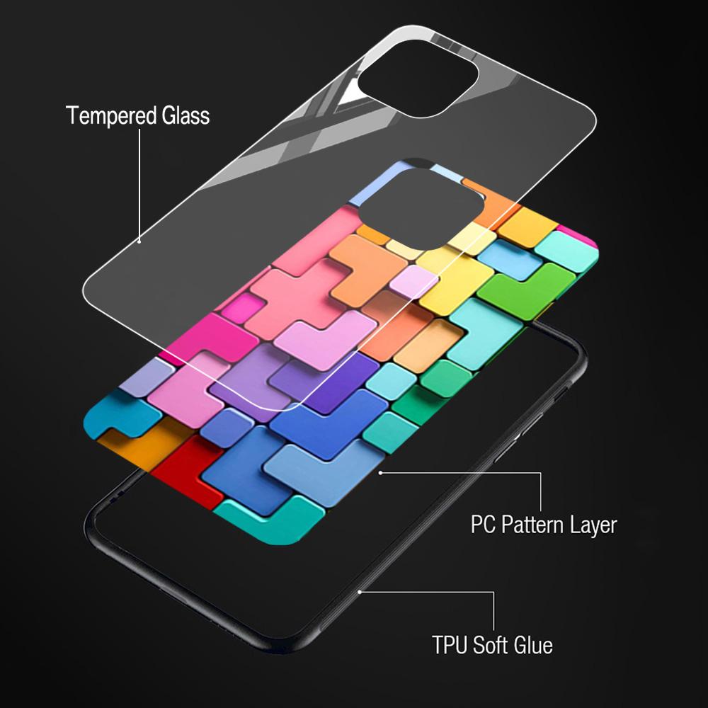 Cheap Tempered Glass Phone Cases for iPhone 11 Samsung A32 A50 S21 A52 ...